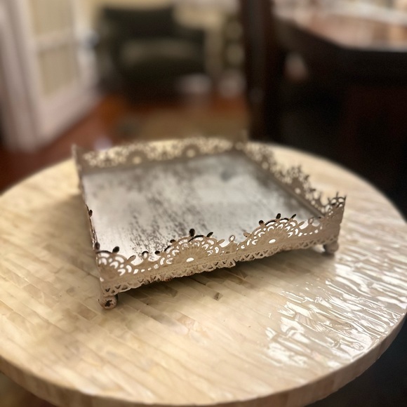 Bath | Antique Vanity Mirrored Tray | Poshmark